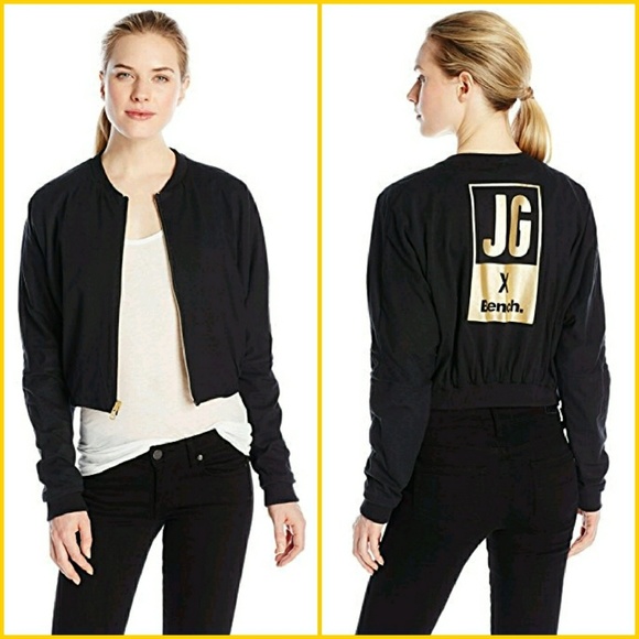 JESS GLYNNE X BENCH | Jackets & Coats | Jess Glynne X Bench Crop Bomber ...